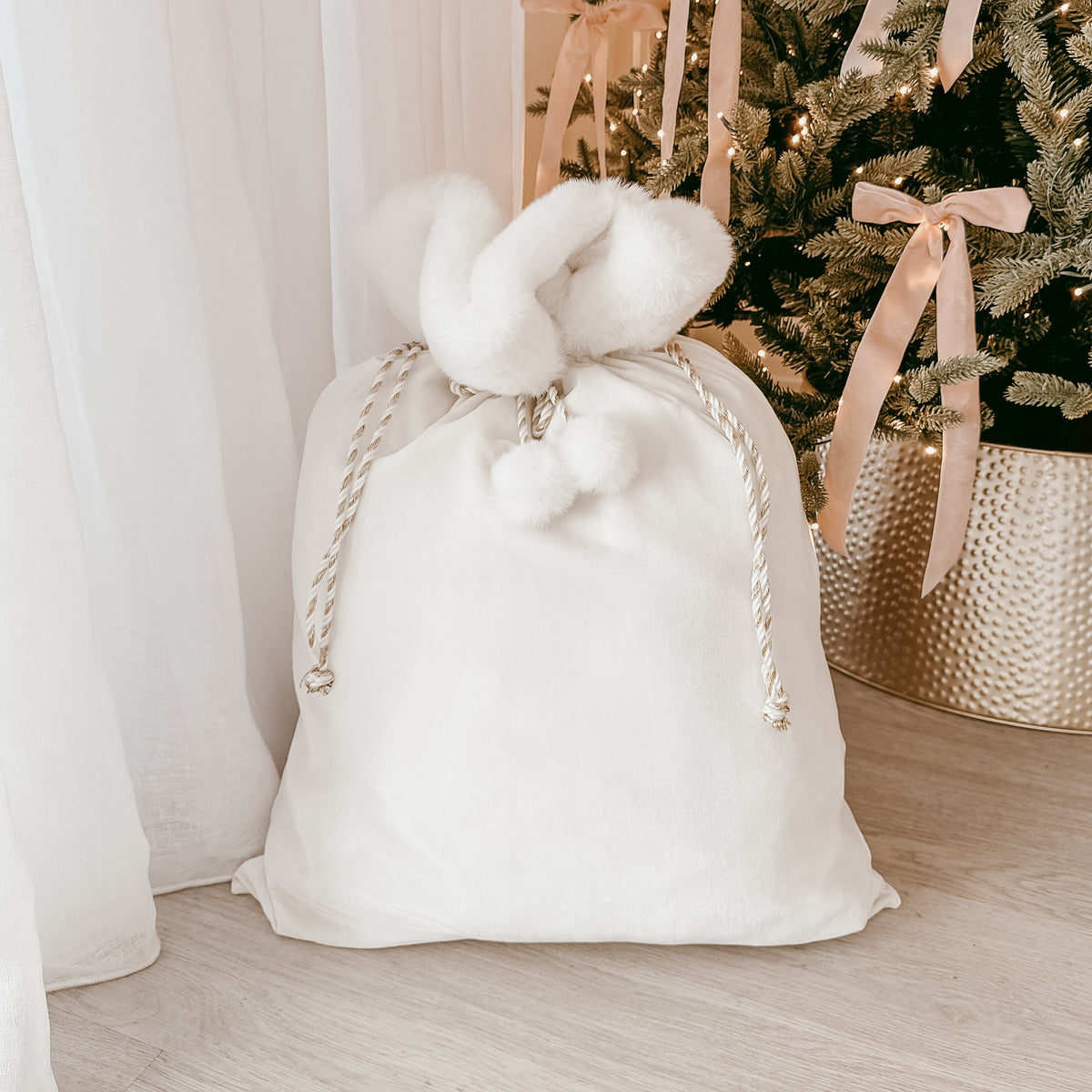 Almost Perfect-Holiday Santa Sack- Ivory (Non Personalised) – Blossom ...
