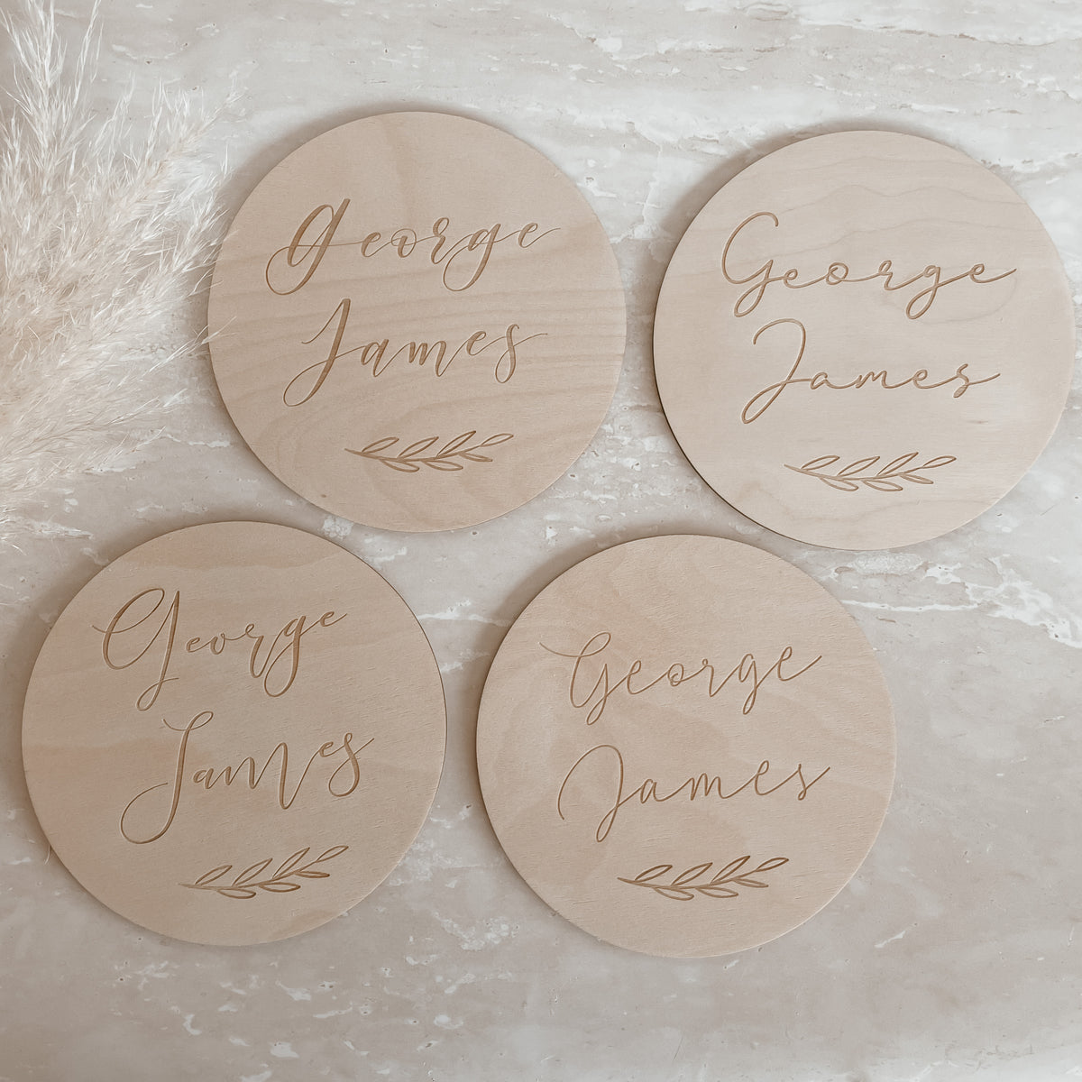 Custom Wooden Name Plaques | Nursery Decor – Blossom and Pear