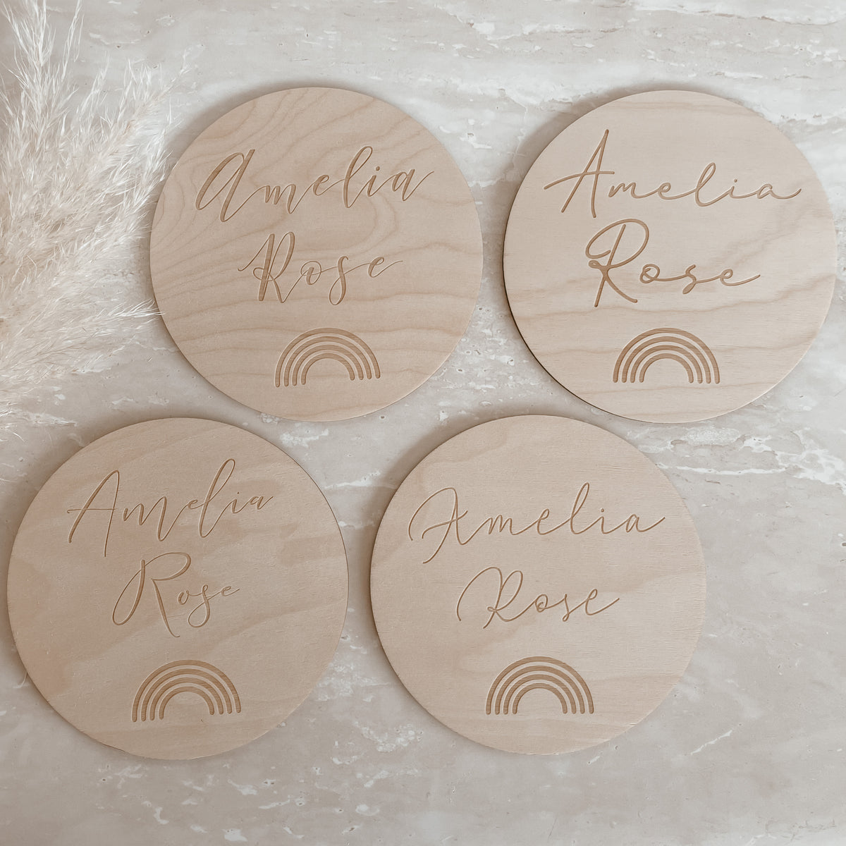 Custom Wooden Name Plaques | Nursery Decor – Blossom and Pear